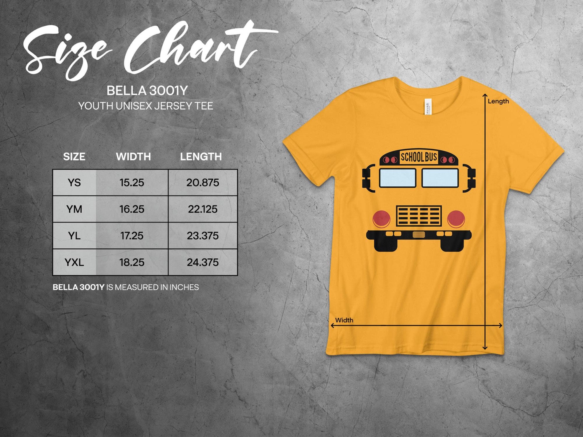 School Bus Shirt, Yellow School Bus Kids Shirt, School Bus Toddler T ...