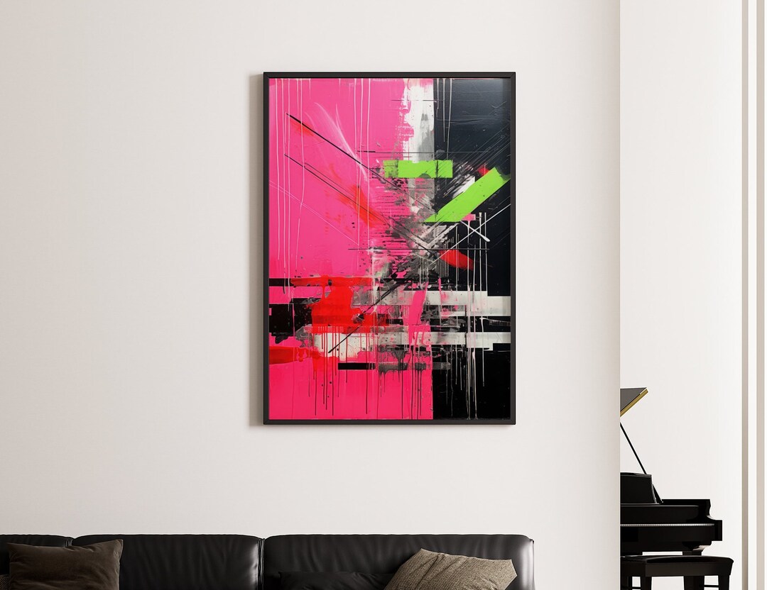 Abstract Graffiti Printable Poster, Street Art Poster Gift, Modern ...
