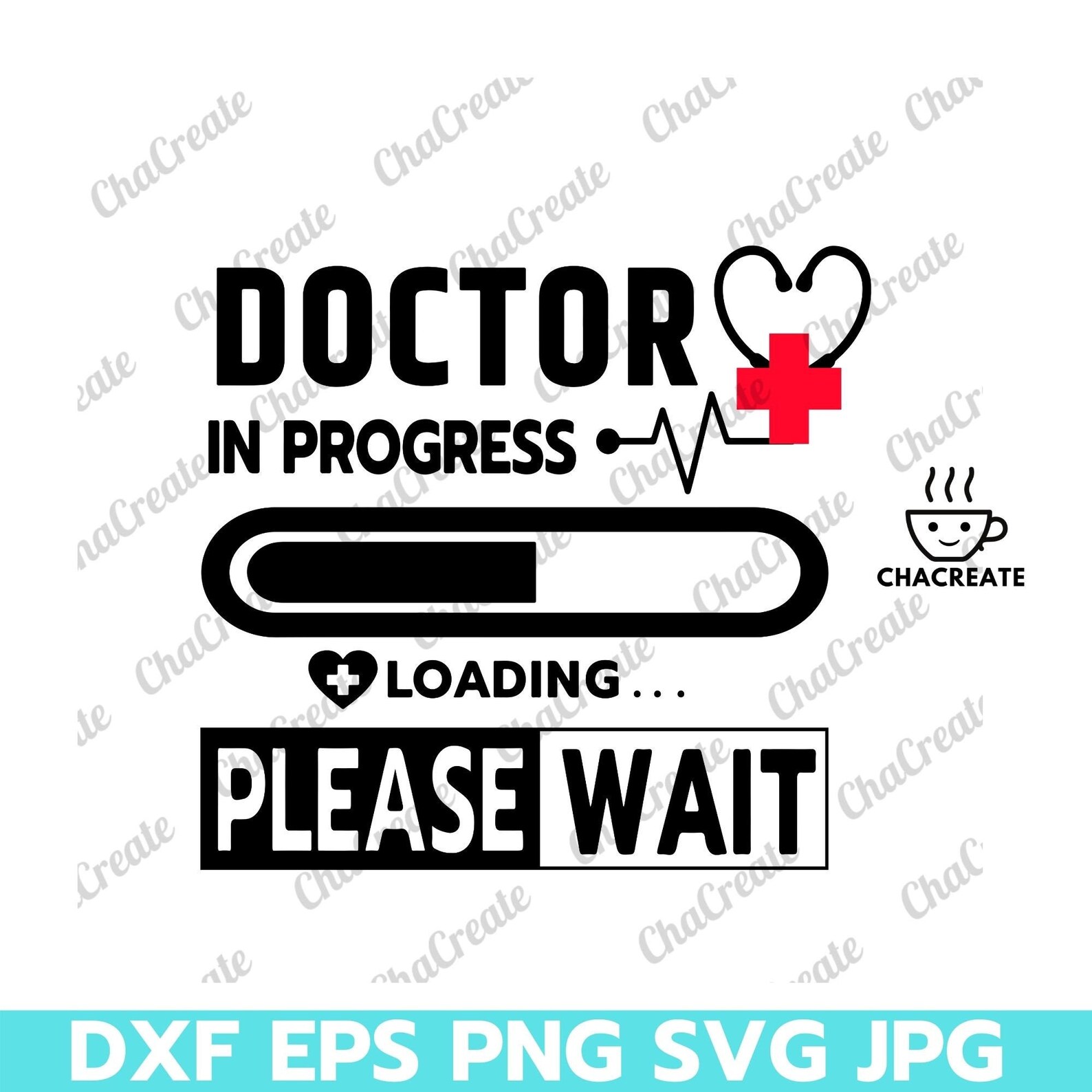 Doctor in Progress Please Wait SVG Future Doctor Loading SVG | Etsy