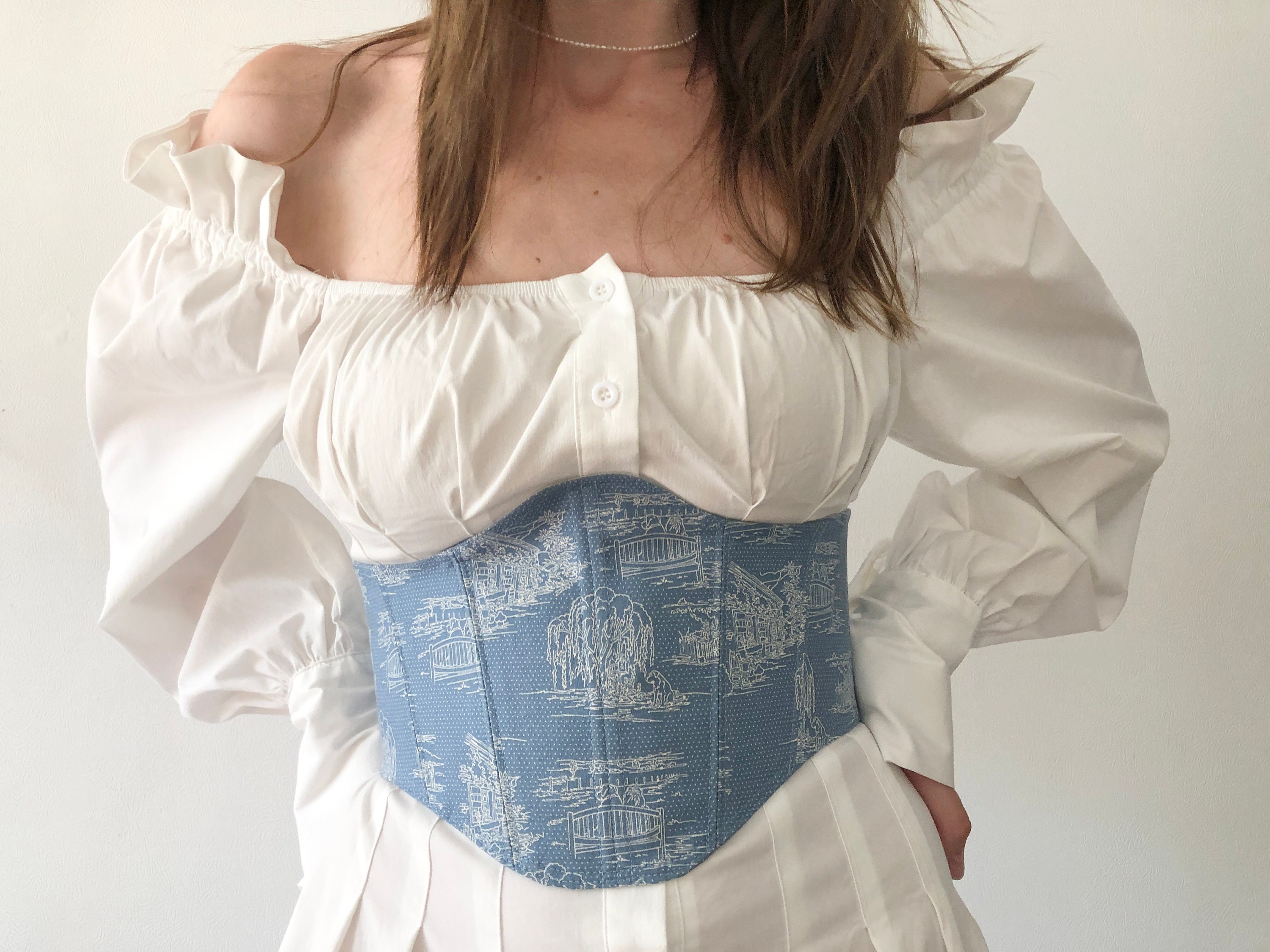 Underbust Corset Belt Cottagecore Corset Renaissance Corset Etsy