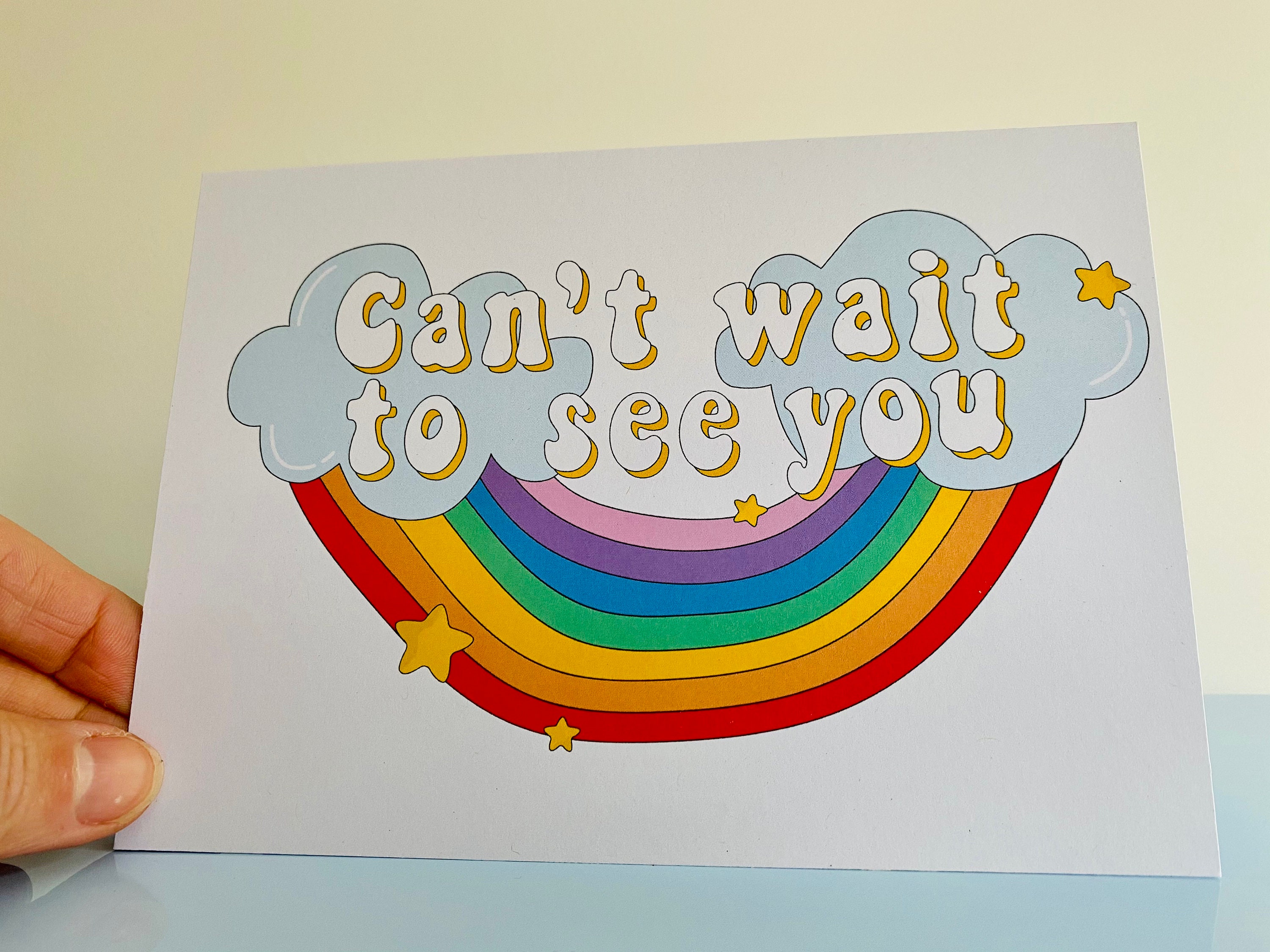 Can't Wait to See You Card, BBF, Boyfriend Card, Friendship card, Miss ...