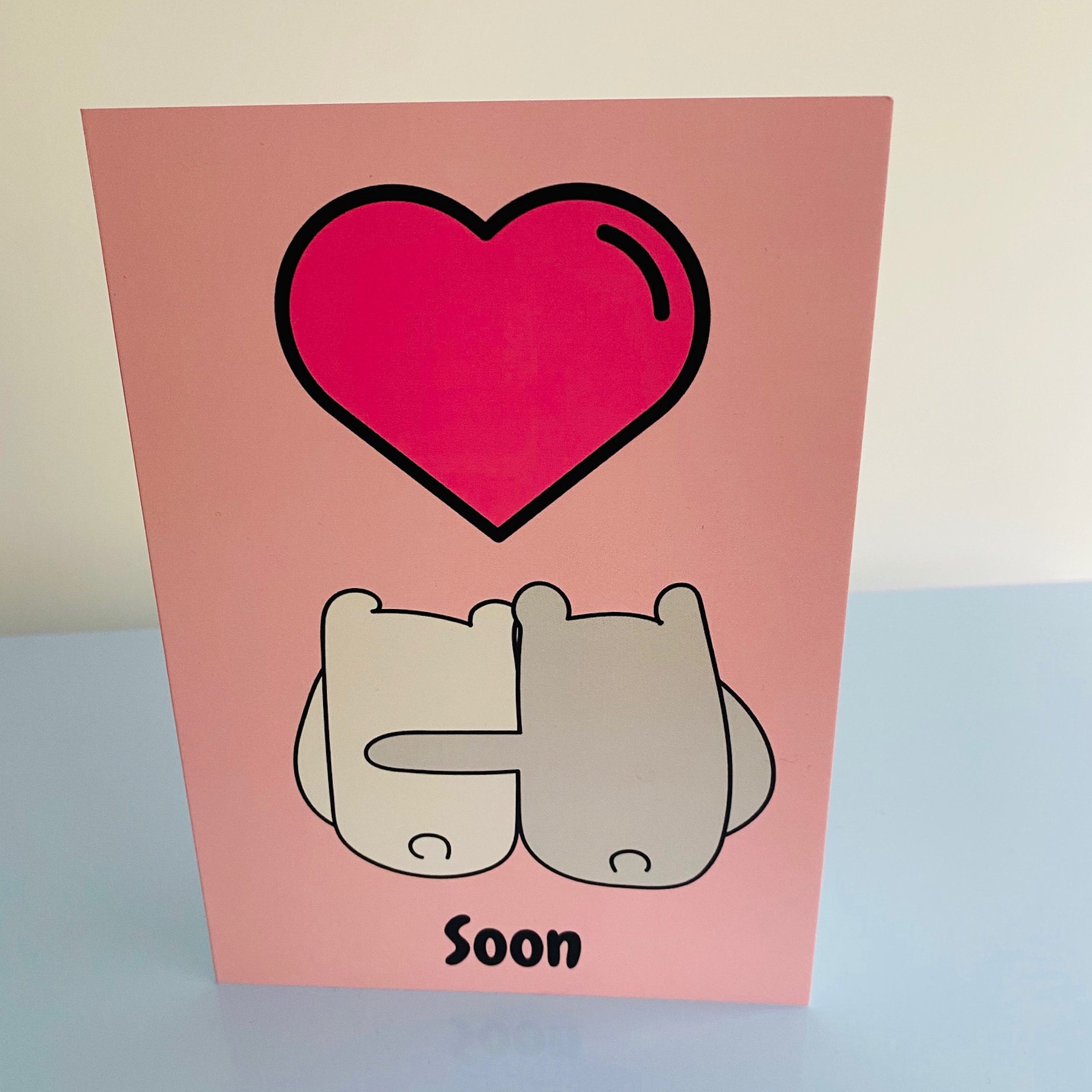 See You Soon, Sending You A Hug Card, Friendship Card, A Card for A ...