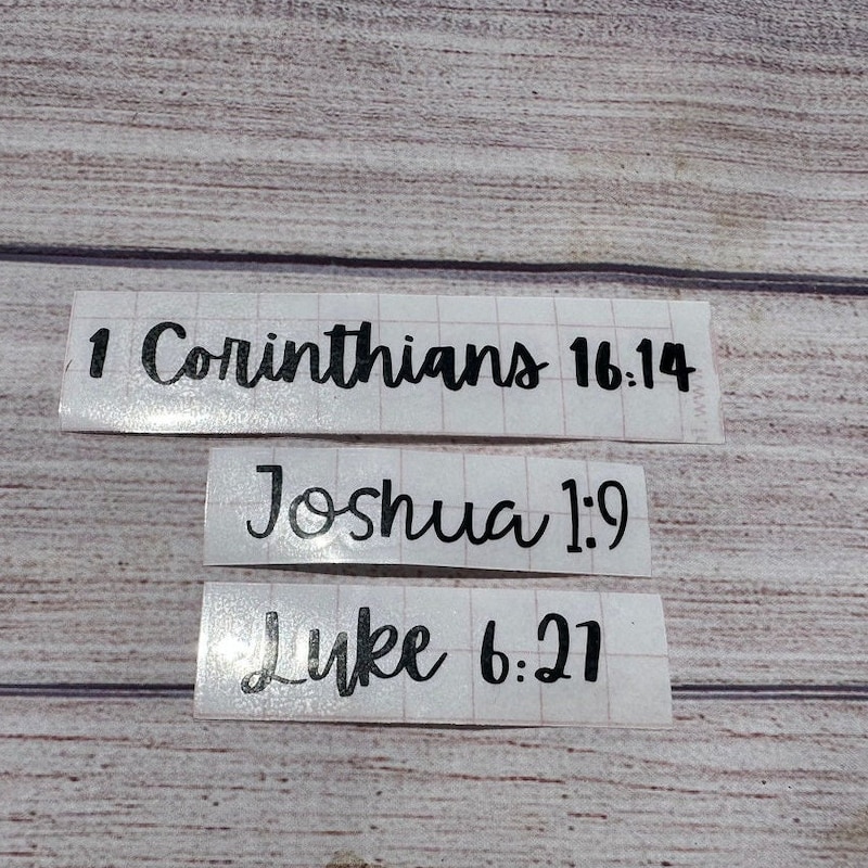 Bible Verse Decal - Etsy