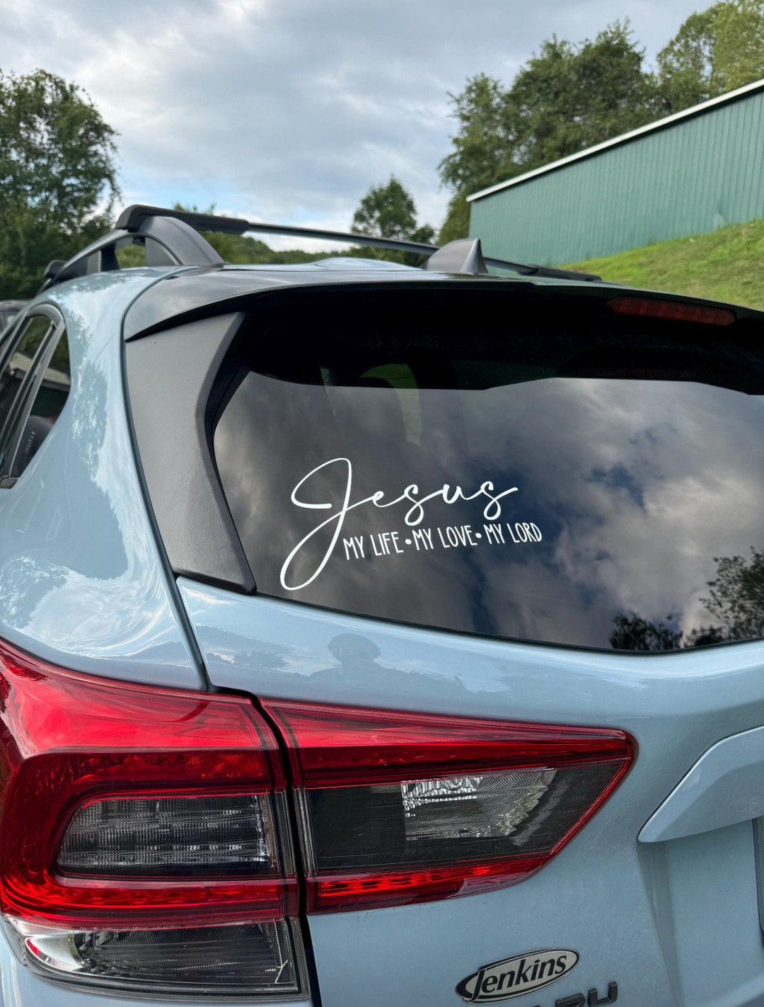 Jesus Decal - Christian Car Sticker - Window Decal - Etsy