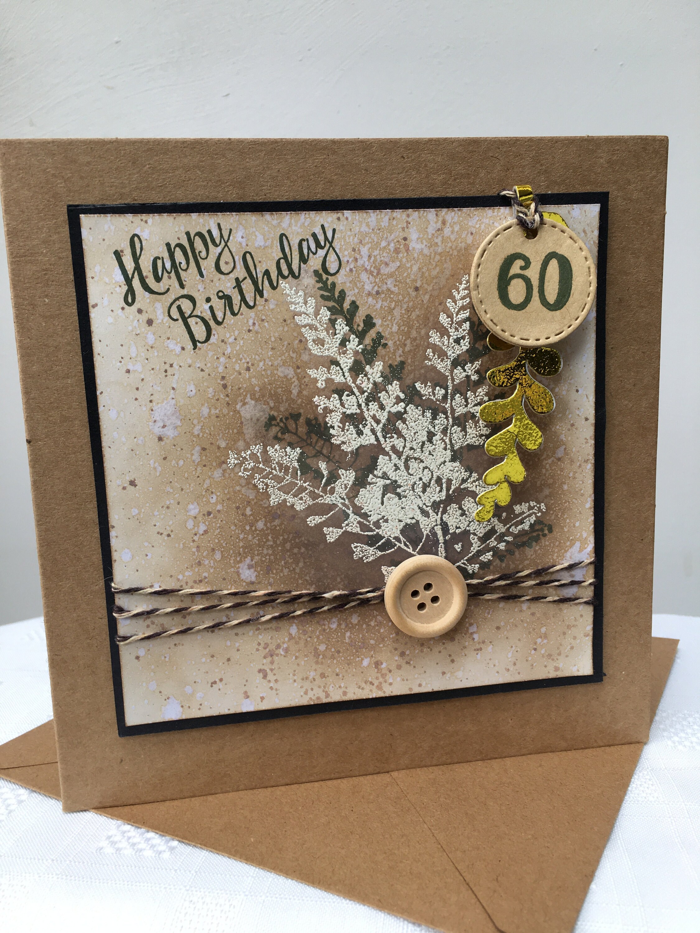 Customised Birthday Card, Non Gender Specific, Hand Made With Charm in ...
