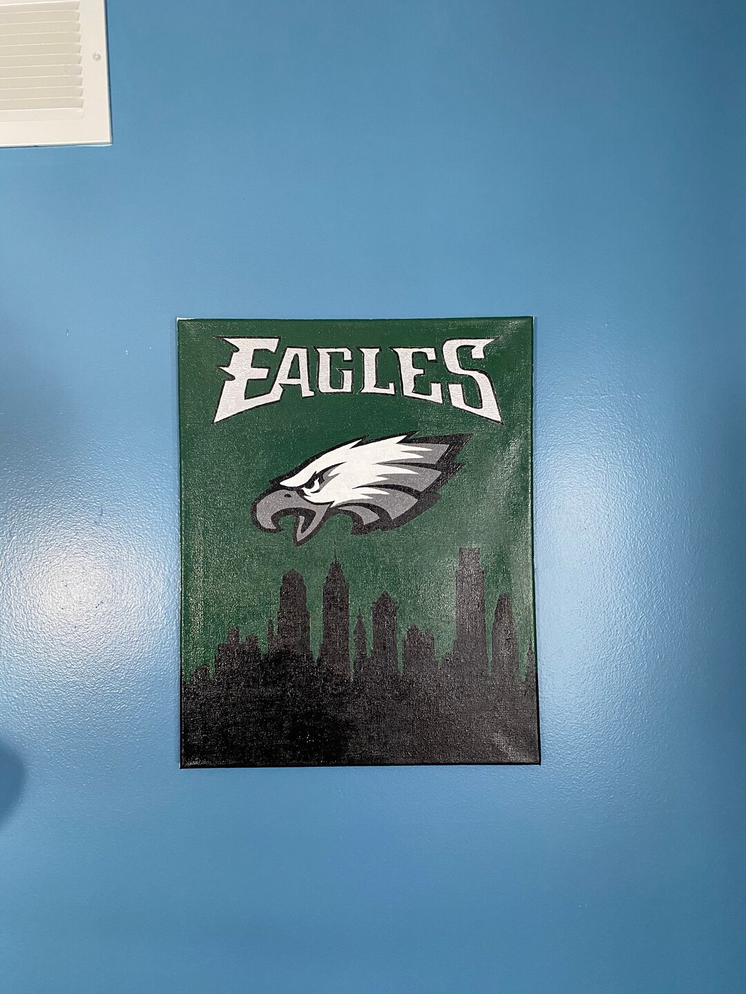 Philadelphia Eagles Painting - Etsy