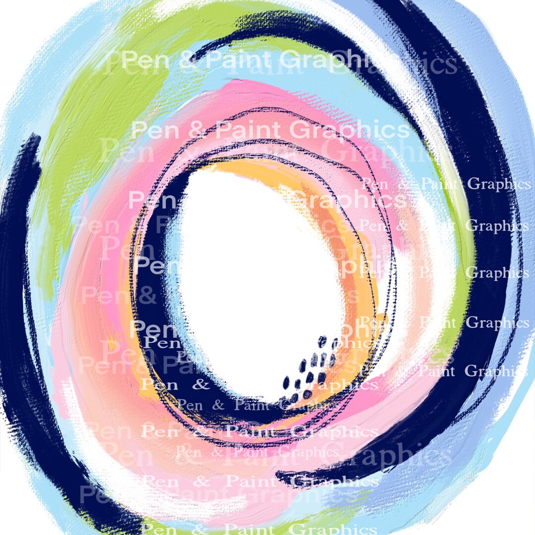 Hand Painted Abstract Printable Scrapbook Mixed Media Background ...