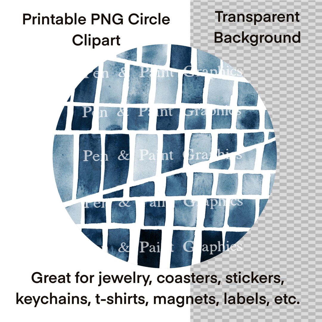 PNG Round Circle Clipart Transparent Navy Blue Abstract Printable ...