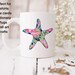 Colorful Preppy Starfish Sea Life PNG Clipart Graphic Art Sublimation ...