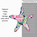 Colorful Preppy Starfish Sea Life PNG Clipart Graphic Art Sublimation ...