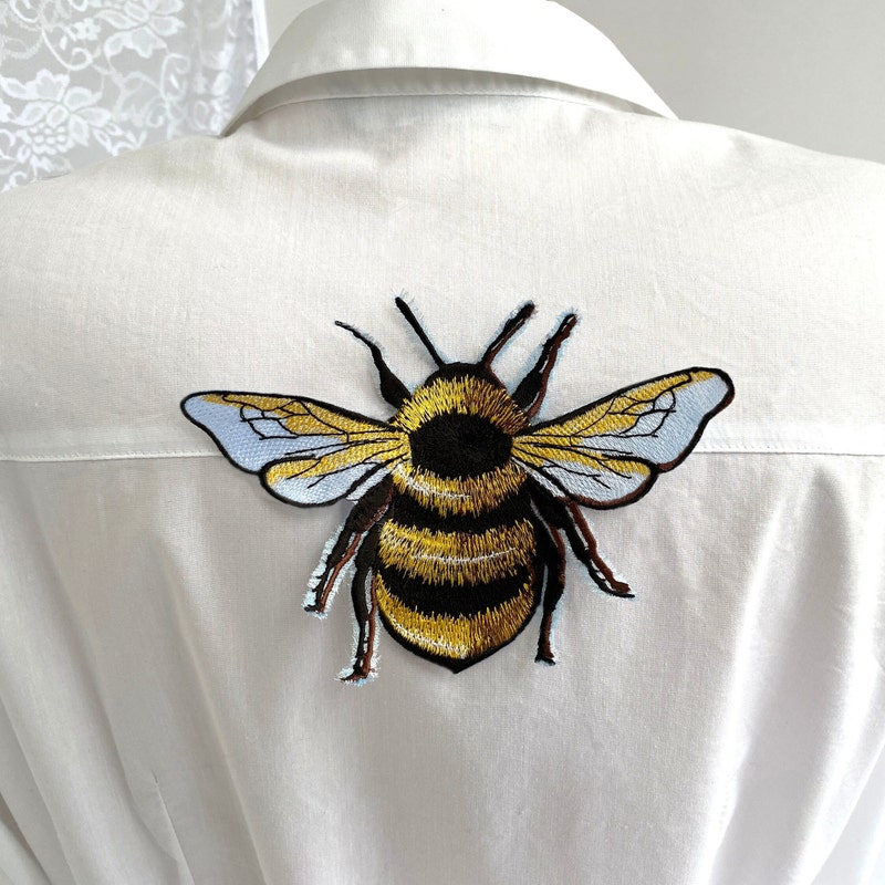 Large Bee Patch - Etsy