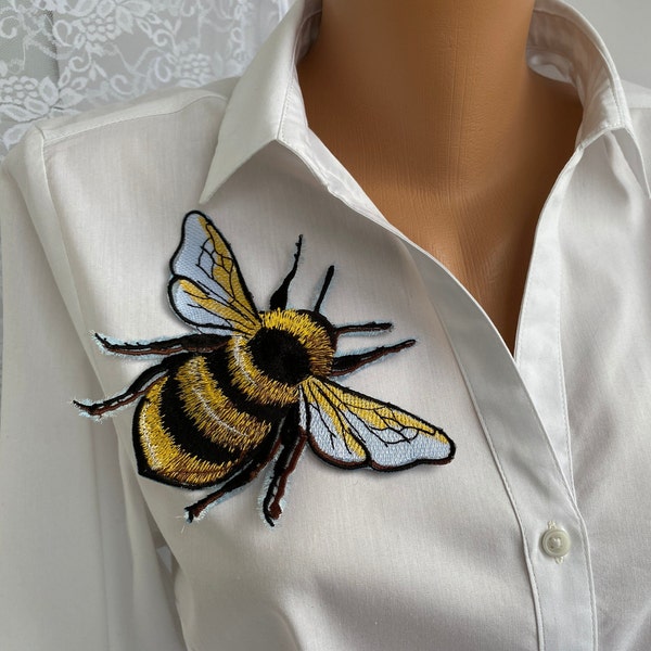 Large Bee Patch - Etsy