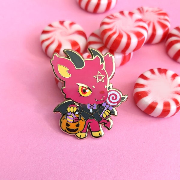 Devil Pin - Etsy