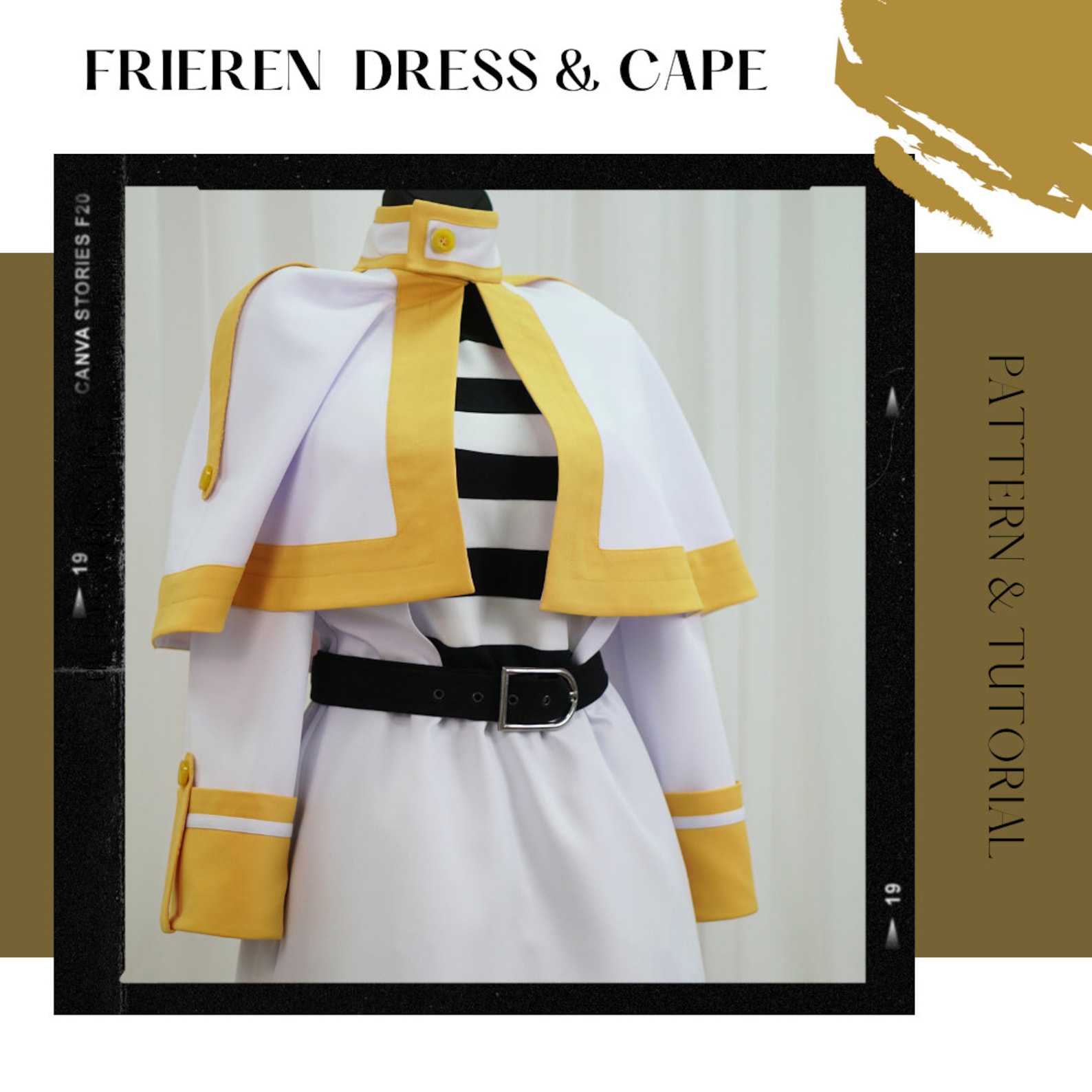 Frieren Cosplay Digital Sewing Pattern & Tutorial - Etsy