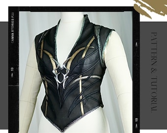 Astarion Vest With Sleeves Fantasy Cosplay Digital Sewing Pattern ...