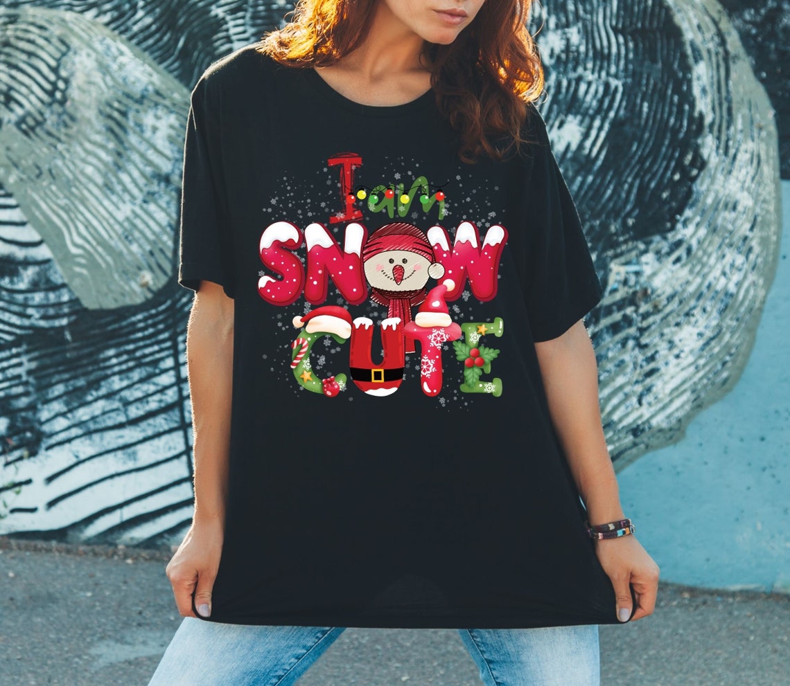 I Am Snow Cute Png Merry Christmas Png Snow Snowman Png - Etsy