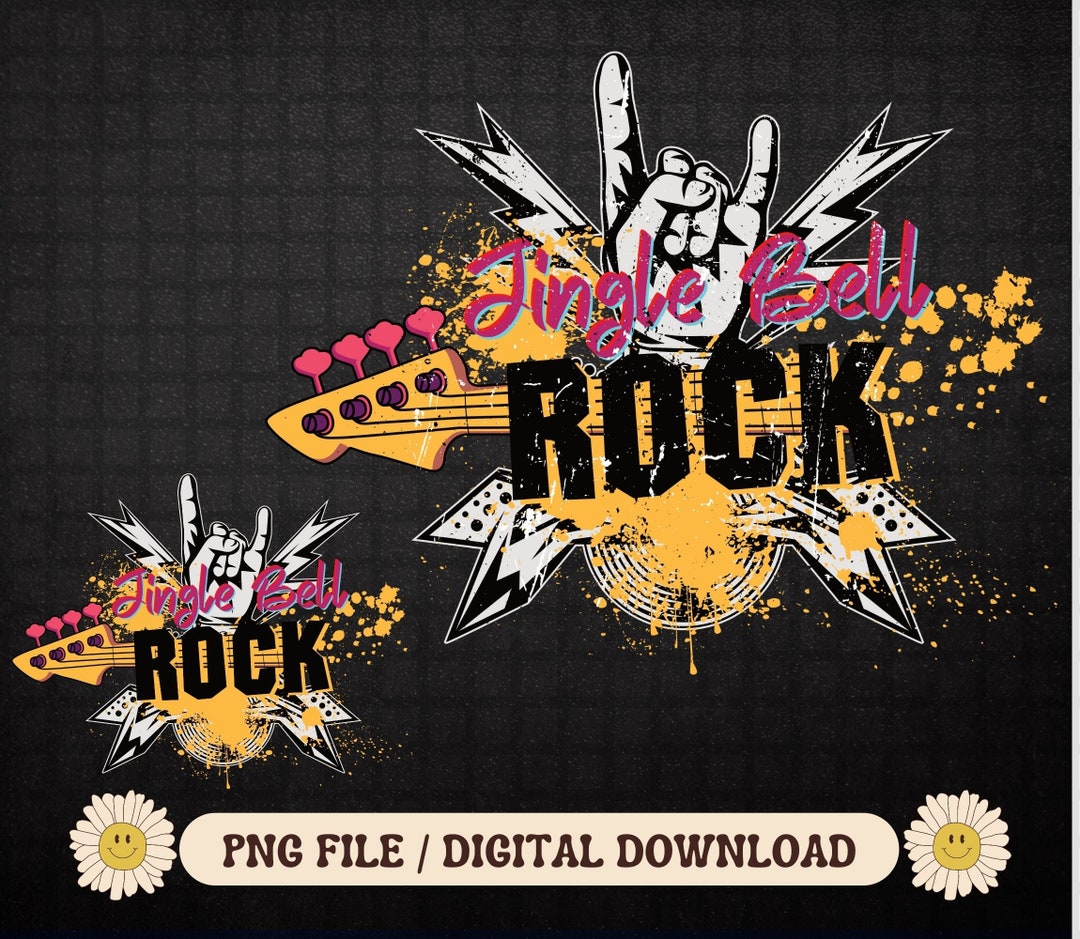Jingle Bell Rock PNG Rockin Christmas PNG Christmas Rock - Etsy