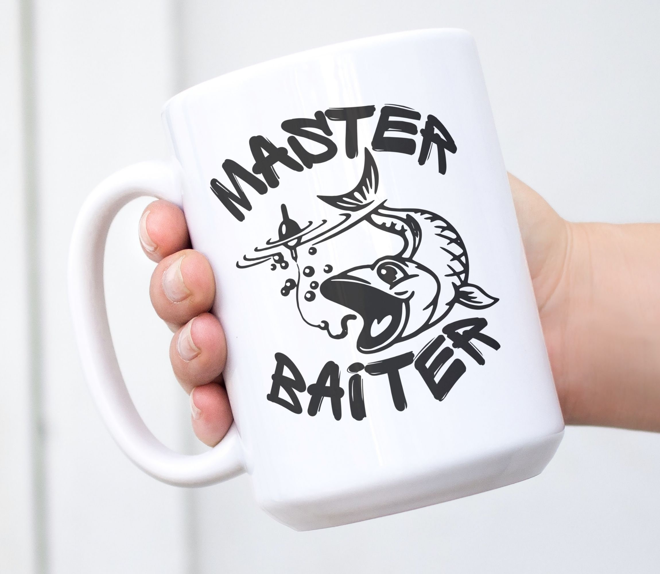 Master Baiter Png, Funny Fishing PNG, Fishing Gifts for Men, PNG File ...