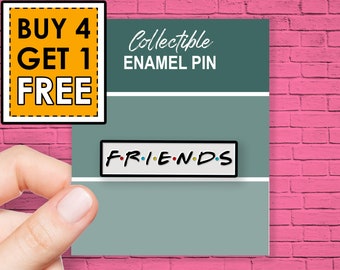 Friends Enamel Pin | Etsy