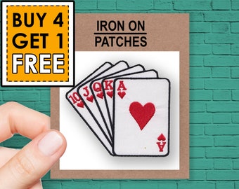 Royal Flush Patch | Etsy