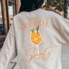 Life Happens Aperol Helps Retro Aesthetic Sweater Funny Aperol Hoodie ...