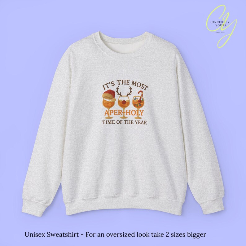 Its the Most Aper Holy Time of the Year Knitted Sweatshirt Orange ...
