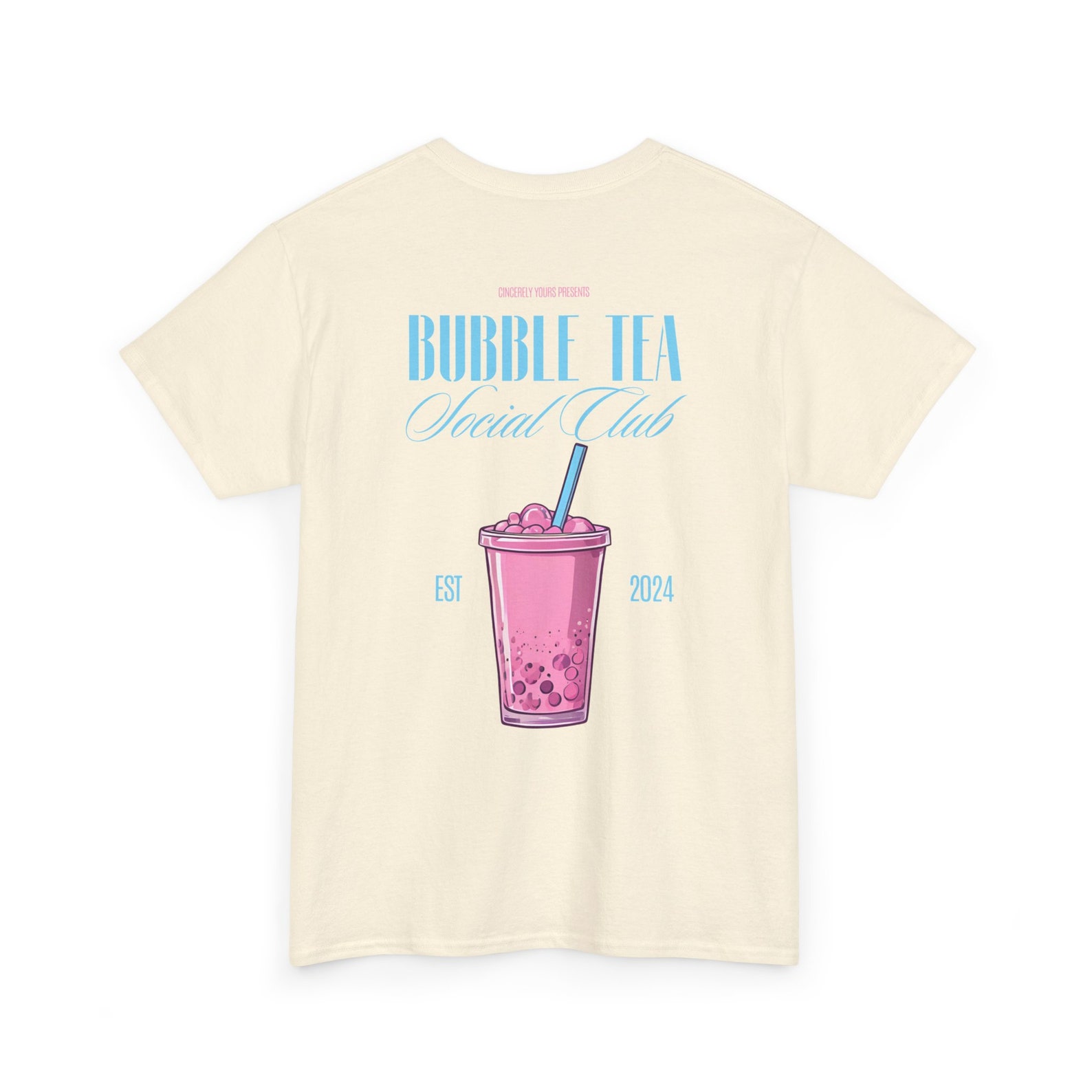 Bubble Tea Social Club All Day Long Oversized Shirt Pocket Retro Boba Lover T-shirt Food Girl ...