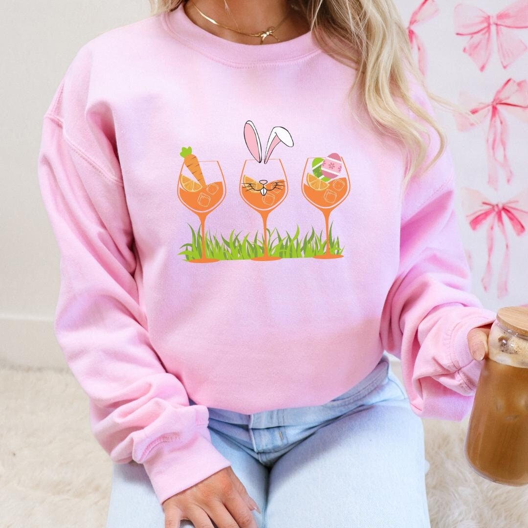 Aperol Spritz Easter Sweater Bunny Aperol Shirt Funny Y2K Holy Aperoli ...
