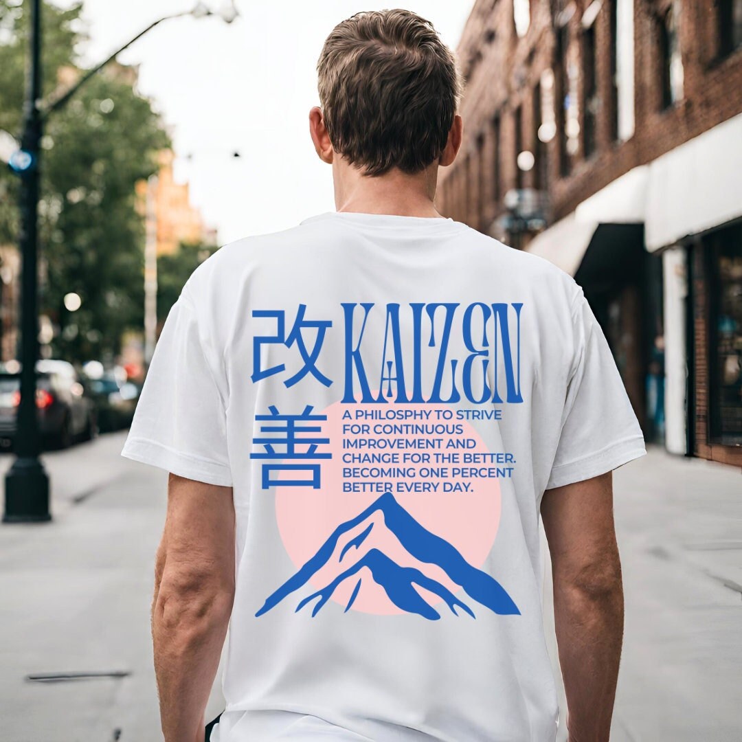 Kaizen Japanese Shirt 90s Definition Quote T-shirt Gift Bestie Wellness ...