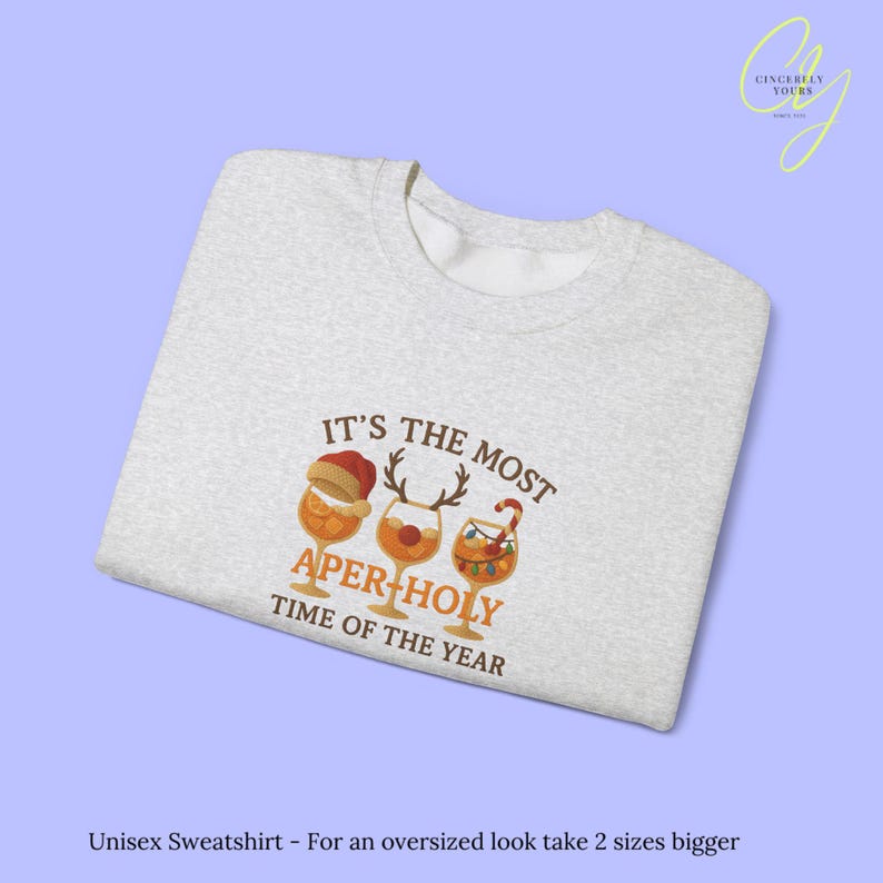 Its the Most Aper Holy Time of the Year Knitted Sweatshirt Orange ...