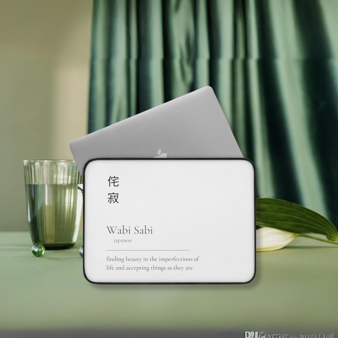 Japanese Design Wabi Sabi Minimal Art Laptop Sleeve Laptop Bag MacBook ...