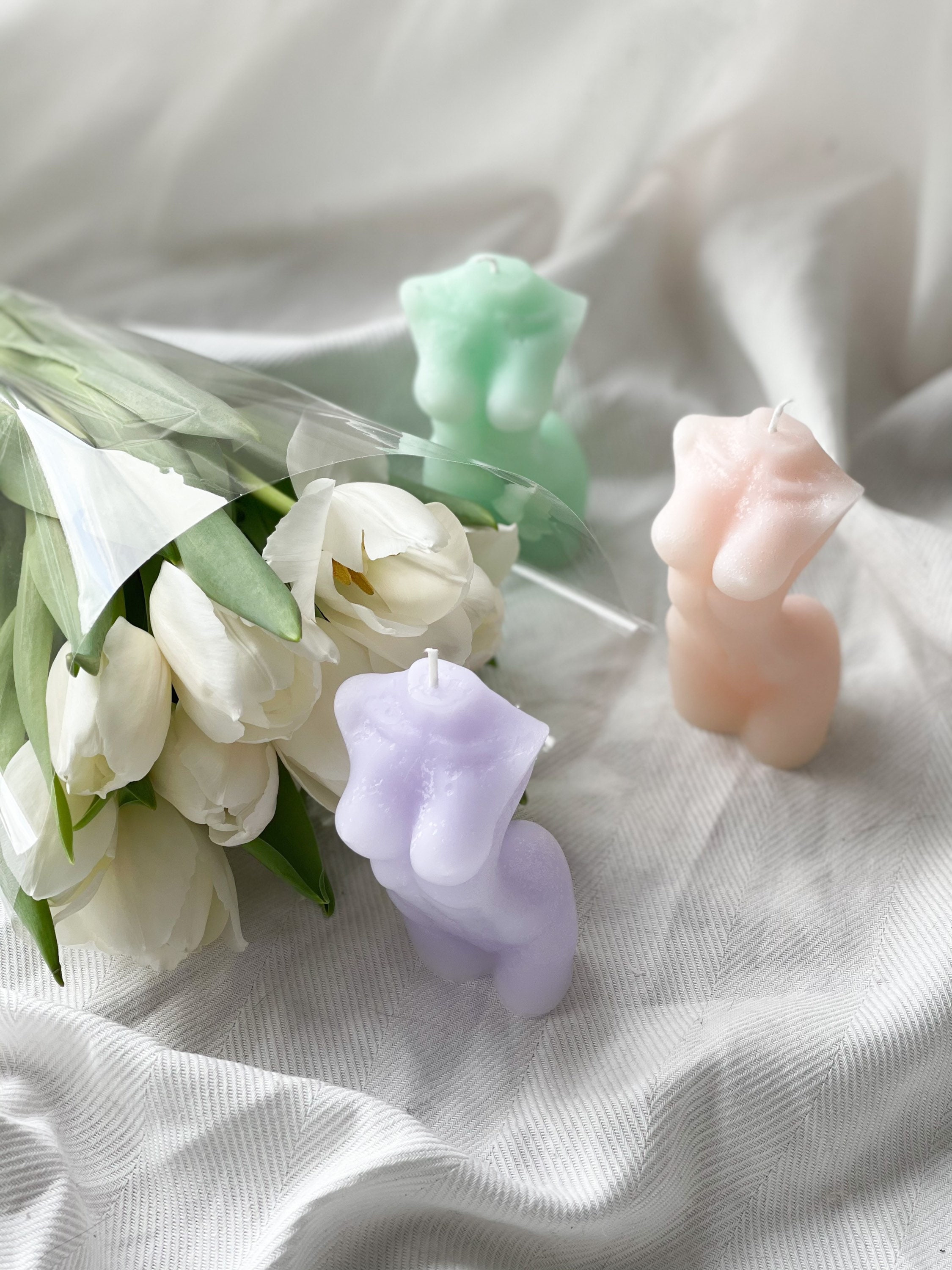 Frühlings Body Candle / Kerze Körper / Torus / Venus/ | Etsy