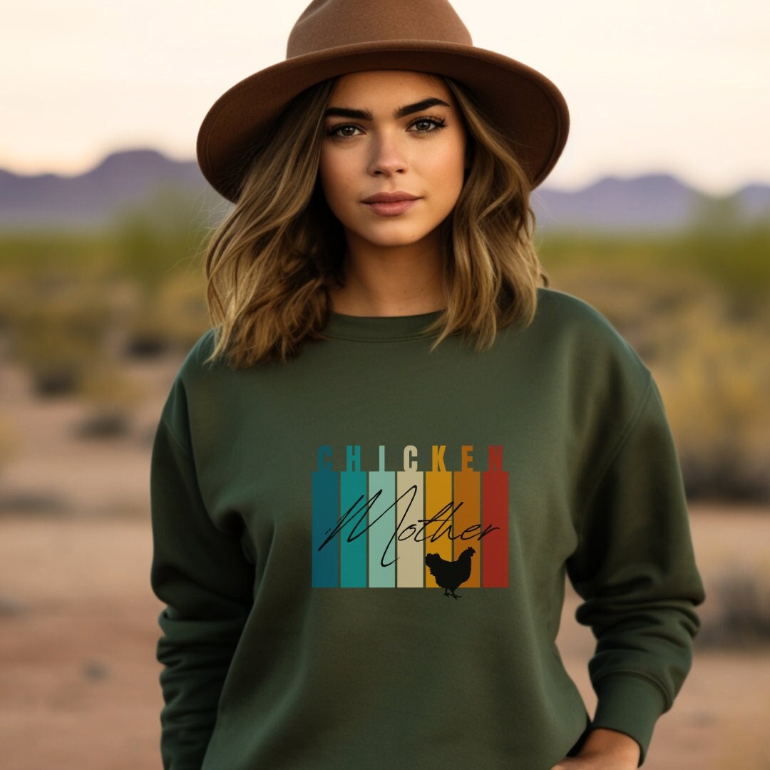 Retro Chicken Mother Era Shirt in My Mom Era Sweatshirt Mama Country ...
