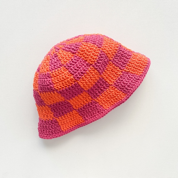 Checkered Hat - Etsy