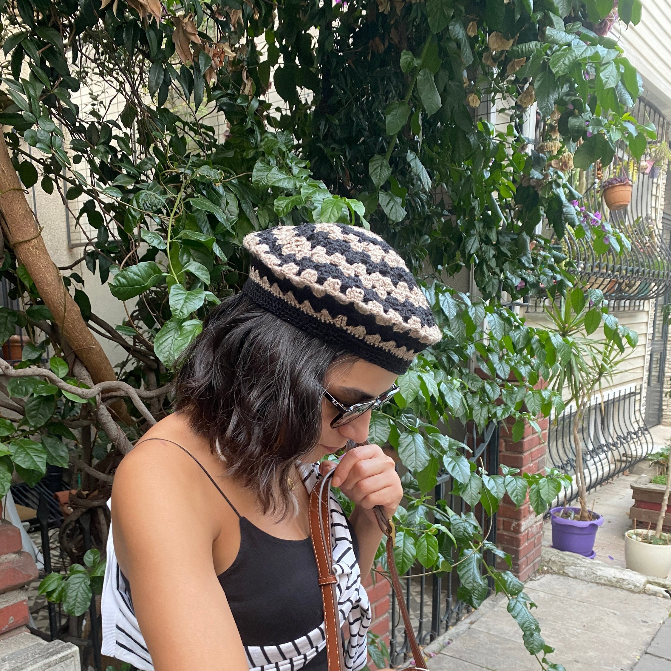 Handmade Crochet Beret: Parisian Style Winter Hat - Etsy