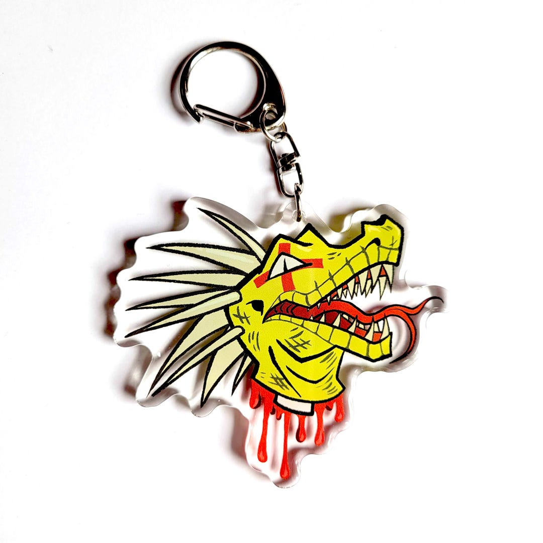 The Lizard Man Acrylic Charm. (DROHDRO) - Etsy