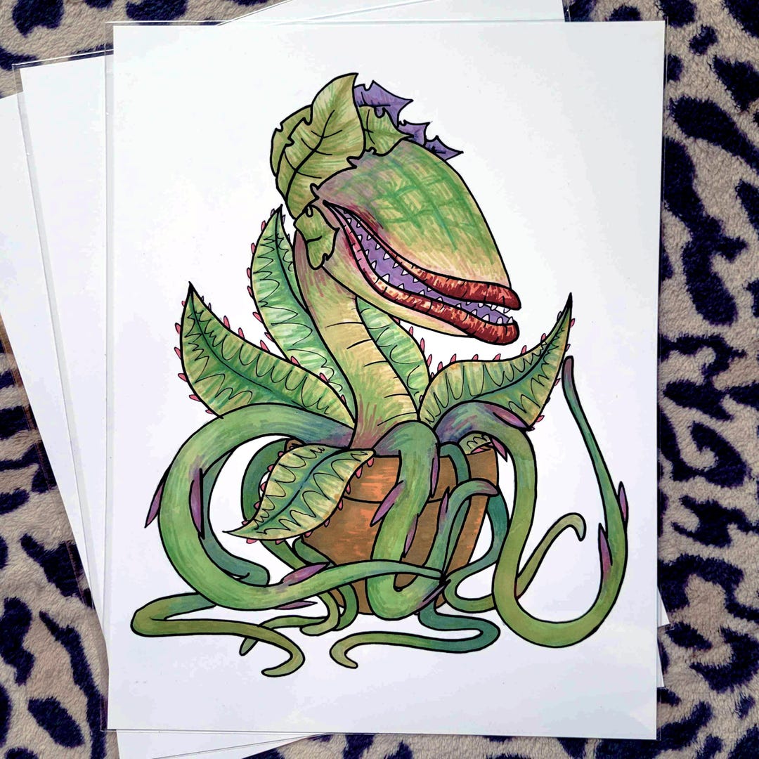 Audrey II 8.5x11' Print - Etsy
