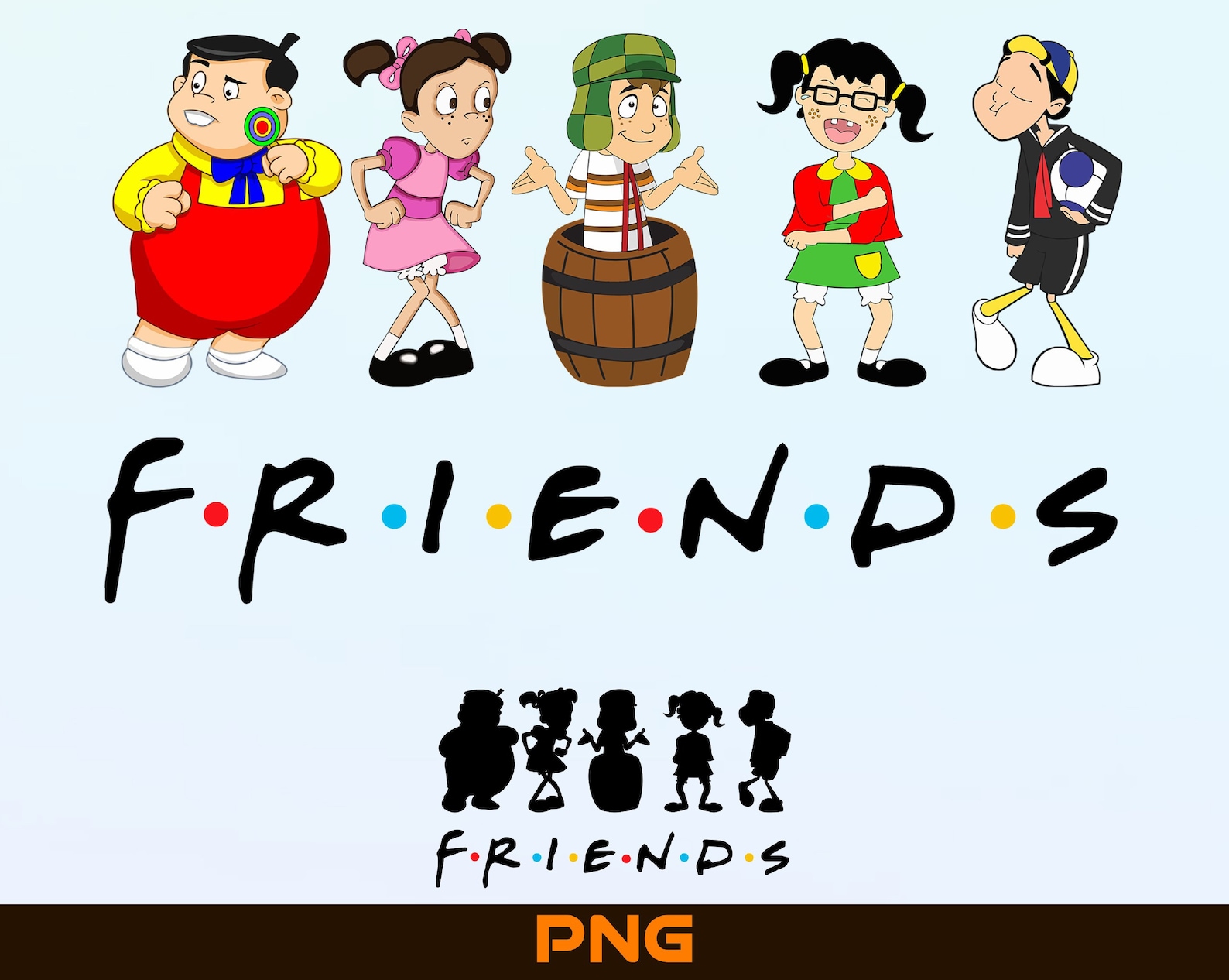 2 PNG El Chavo Del 8 Silhouette Png Sublimation El Chavo Del Ocho El ...