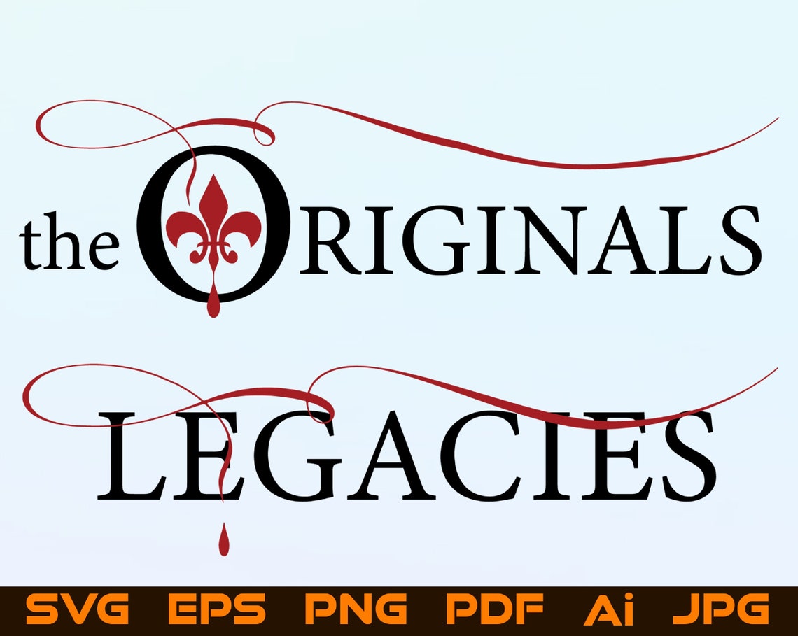 The Originals and Legacies Logo SVG PNG Black and White - Etsy