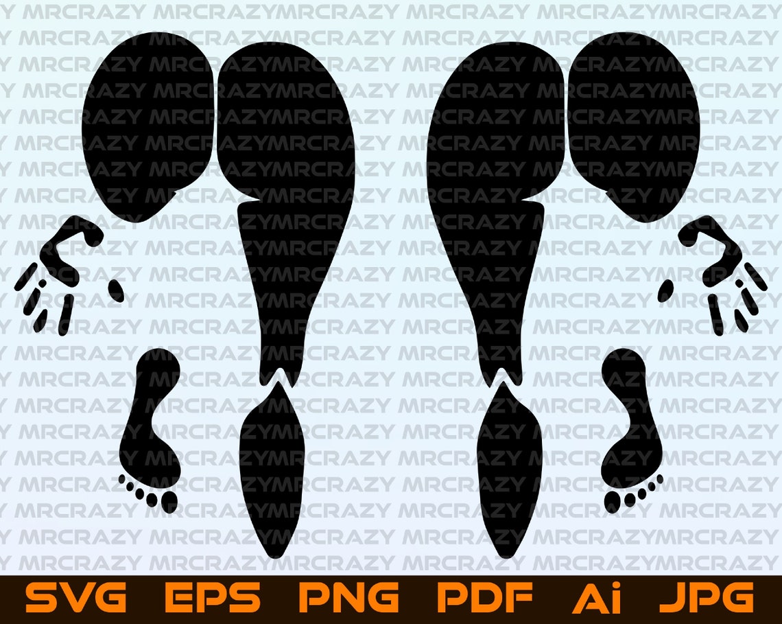 Body Svg Booty Print SVG Butt Svg Body Art Svg Cut File for Cricut ...