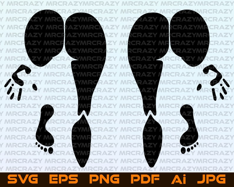 Body Svg Booty Print SVG Butt Svg Body Art Svg Cut File for Cricut ...