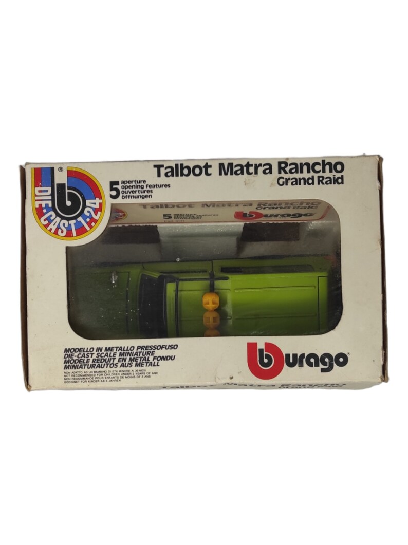 Burago Talbot Matra Rancho Grand Raid Model - Etsy