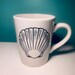 Shell Coffee Mug- Conch Shell OR Seashell - Etsy