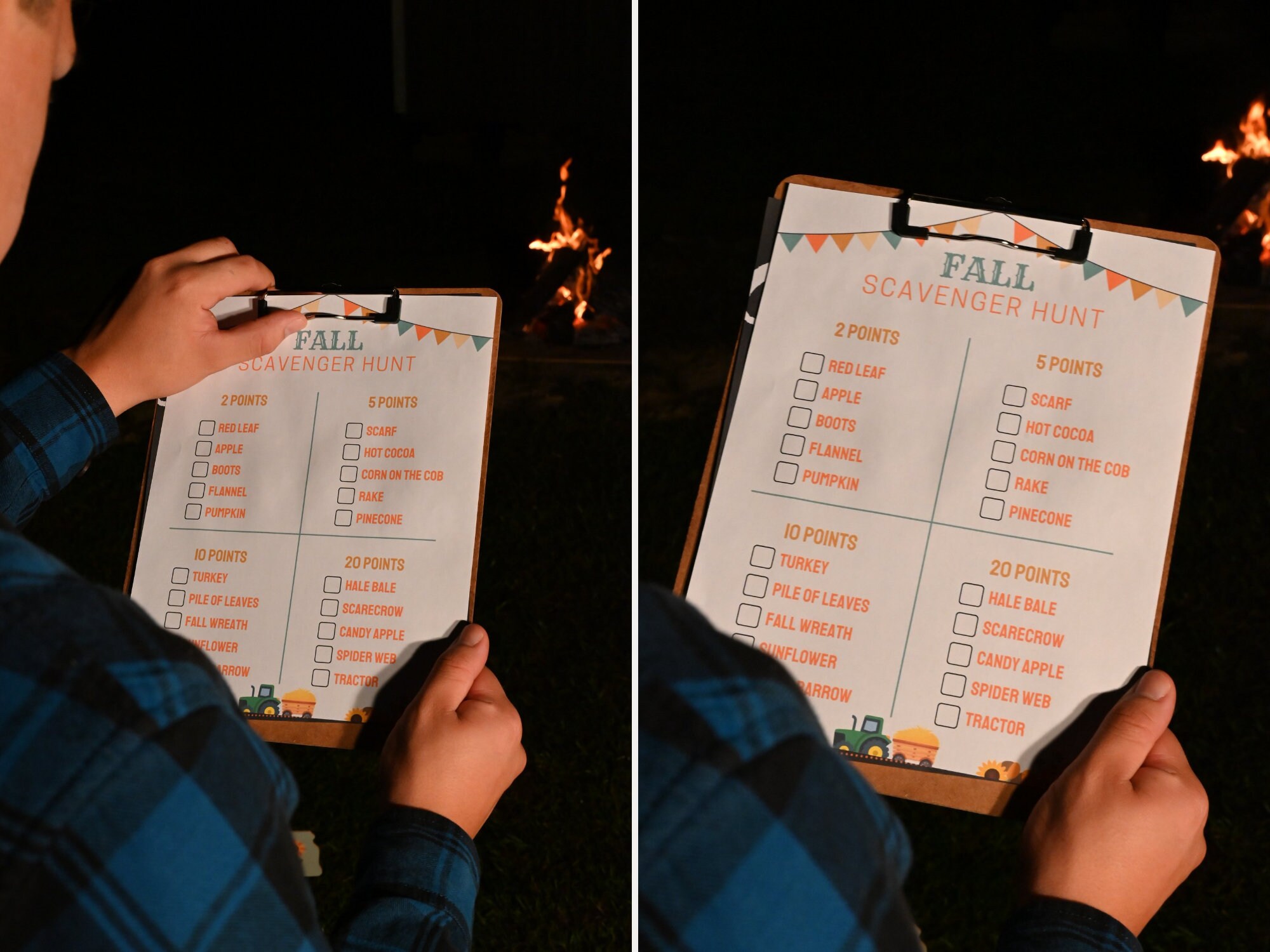 Fall Scavenger Hunt Printable Game - Etsy