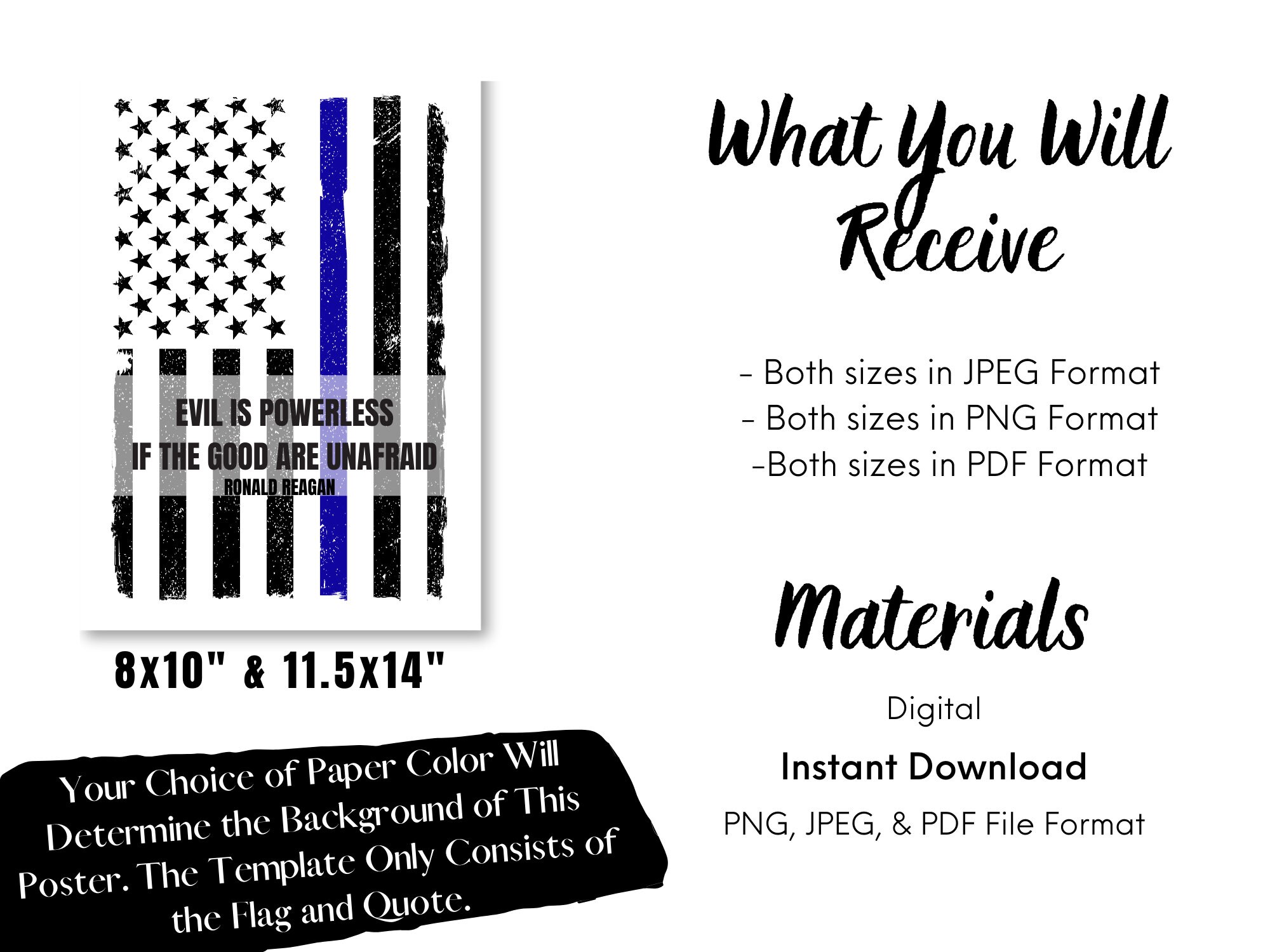 Law Enforcement Poster Bundle - Etsy