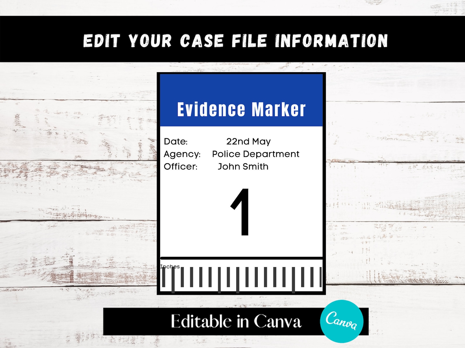 Printable Evidence Markers - Etsy