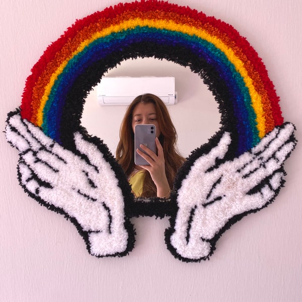 Tufted Mirror - Etsy