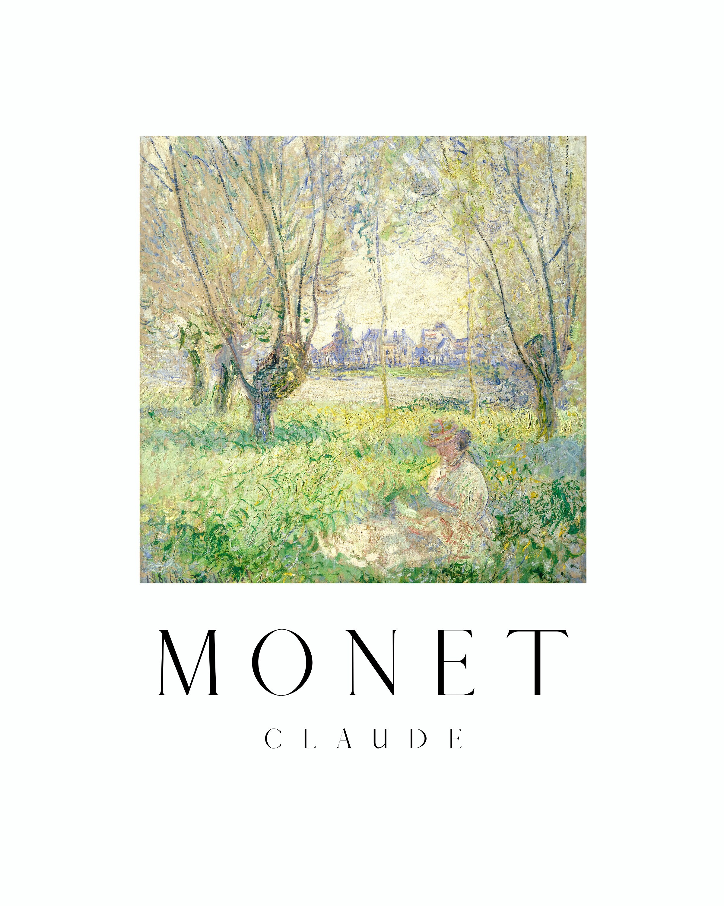 Claude Monet Museum Poster Wall Art Printable Girl Academia ...