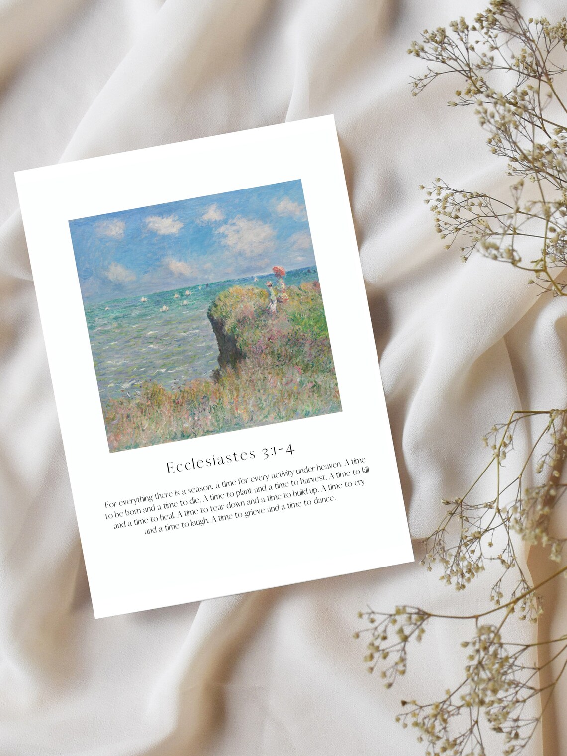 Modern Scripture Wall Art Poster Printable Academia / Christian ...