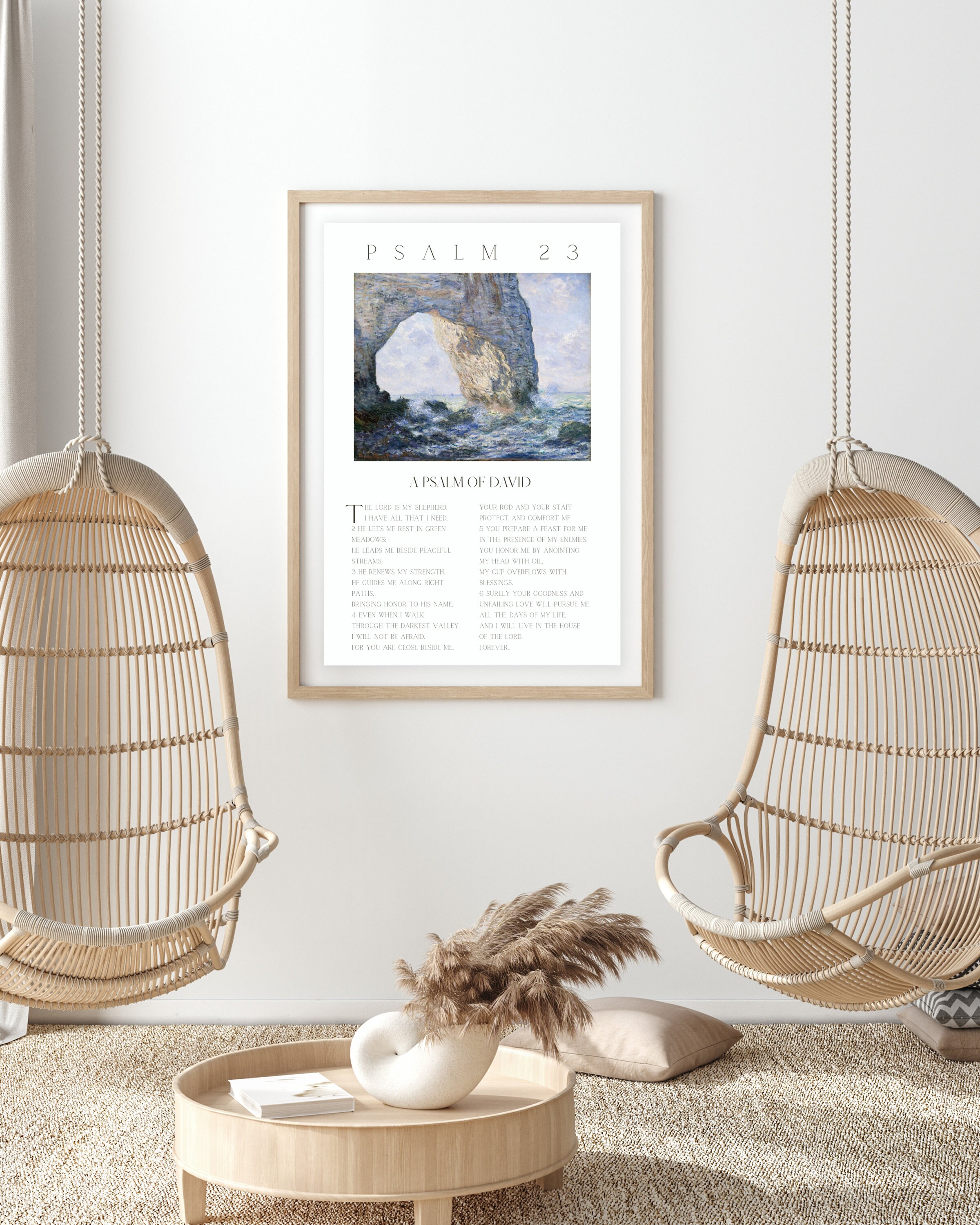Modern Vintage Bible Scripture Wall Art / Printable Verse Poster ...